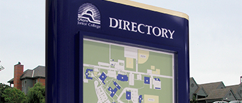 Campus Map Signage - Prime Sign Program