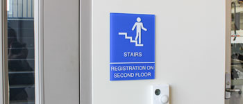 Interior ADA Compliant Regulatory Signage - Prime Sign Program